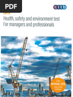 CITB GE700 Guidelines Overview | PDF