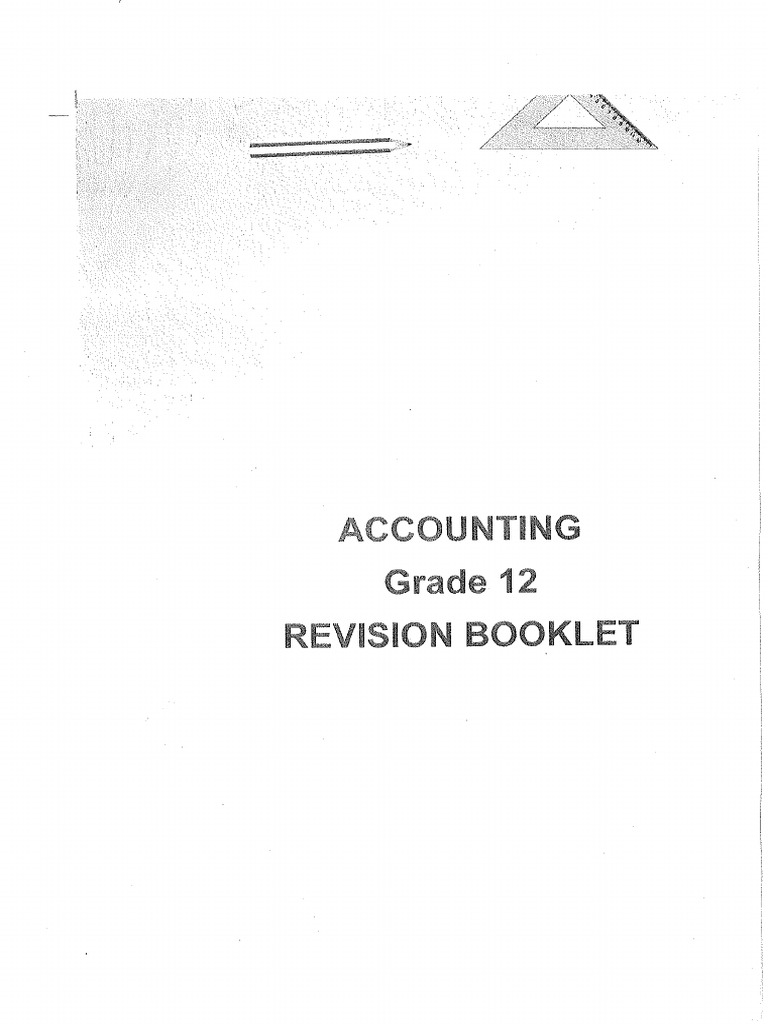 ACC Grade 12 Revision Booklet | PDF
