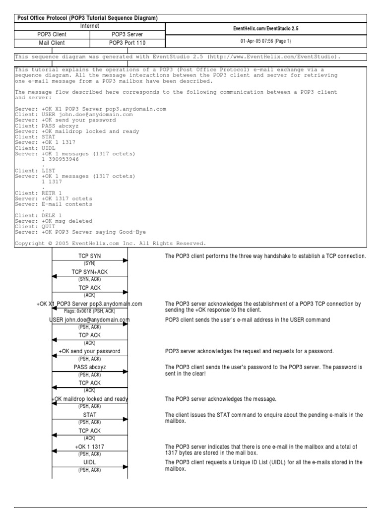 Pop 3 | PDF | Transmission Control Protocol | Email