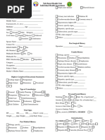 Chest ILD Patient Questionnaire | PDF | Cough | Human Diseases And ...