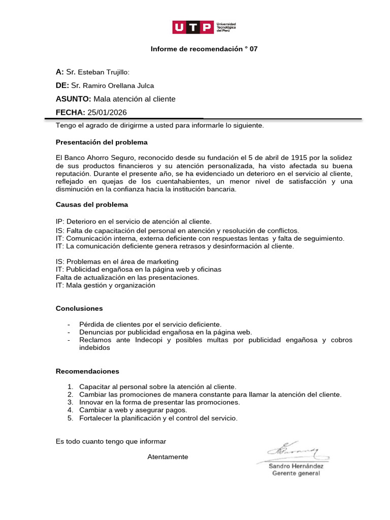 PC1 Viaje Seguros - Jhon Kevin Crispin Taype | PDF | Servicio al Cliente