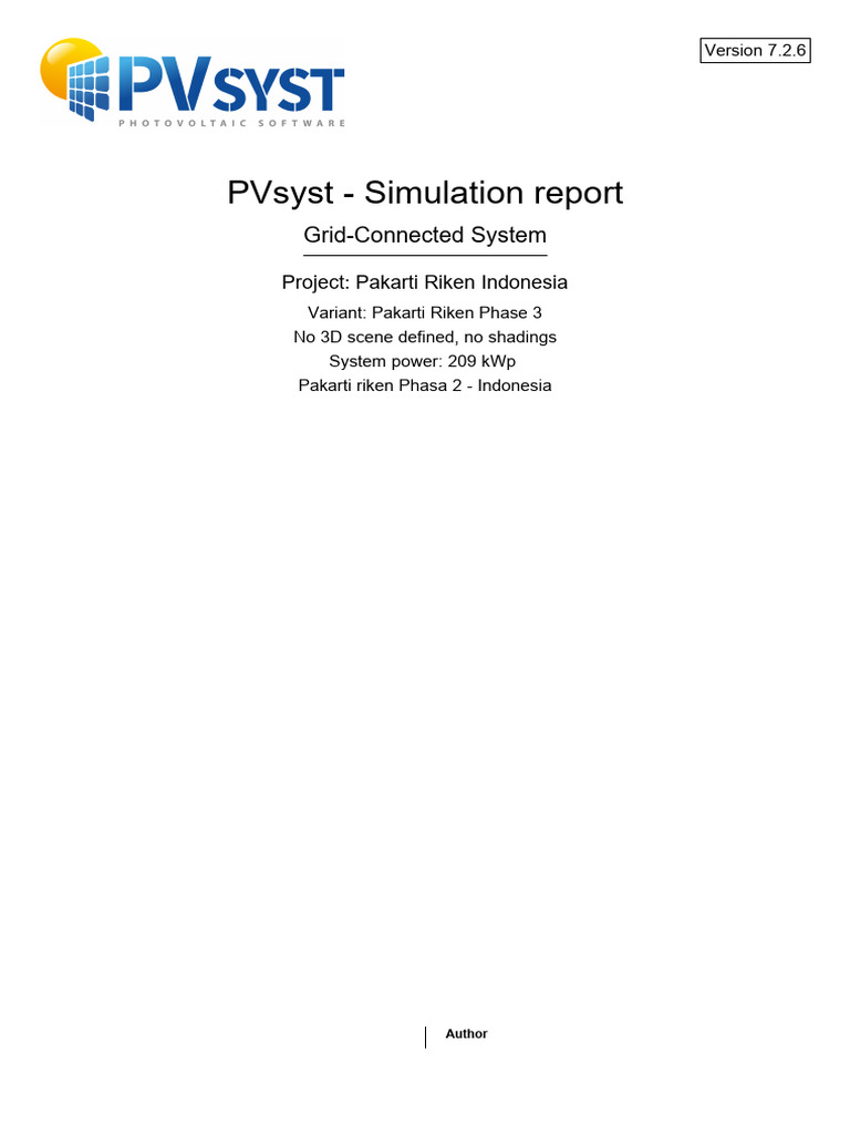 Pakarti Riken Phasa 3_Project-Report | PDF | Photovoltaic System ...