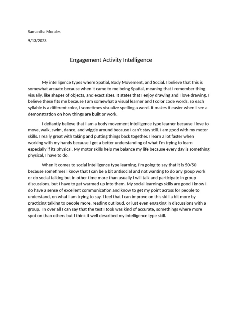 Engagement Activity Intelligence Copy | PDF