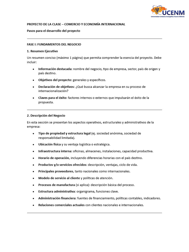 Proyecto de La Clase | PDF | Business | Mercado (economía)