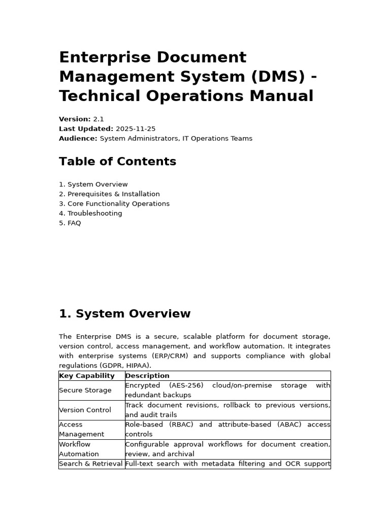 Enterprise Document Management System | PDF | Computer File | Directory ...