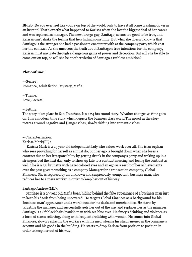 Falling For The Enemy Outline | PDF