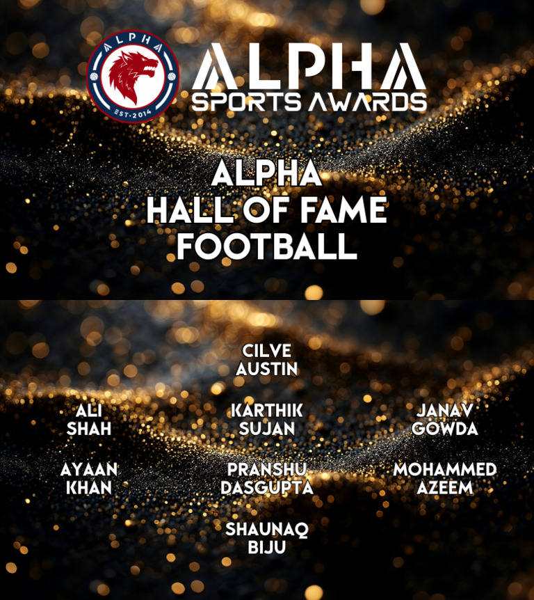 Alpha Awards - Hall of Fame | PDF