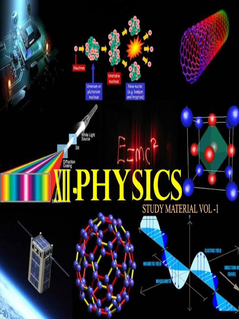 12th Physics Volume 1 Study Material EM 2022-23 | PDF | Electric Field ...