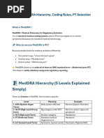 Meddra - Terminologies Coding | PDF | Medical Specialties | Health Sciences