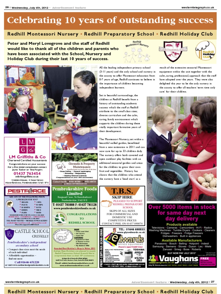 Redhill Preparatory School | PDF | Preschool | Schools