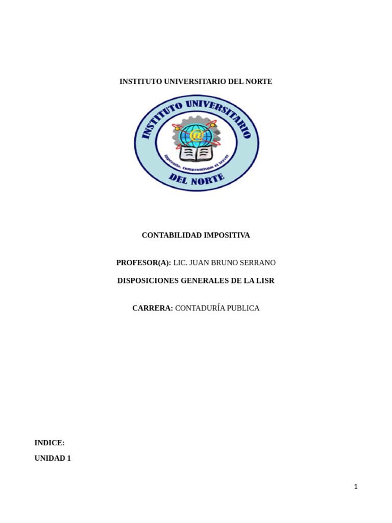 Estructura Ley Isr. Mapa M. (S.R.) | PDF | Impuestos | Impuesto sobre ...