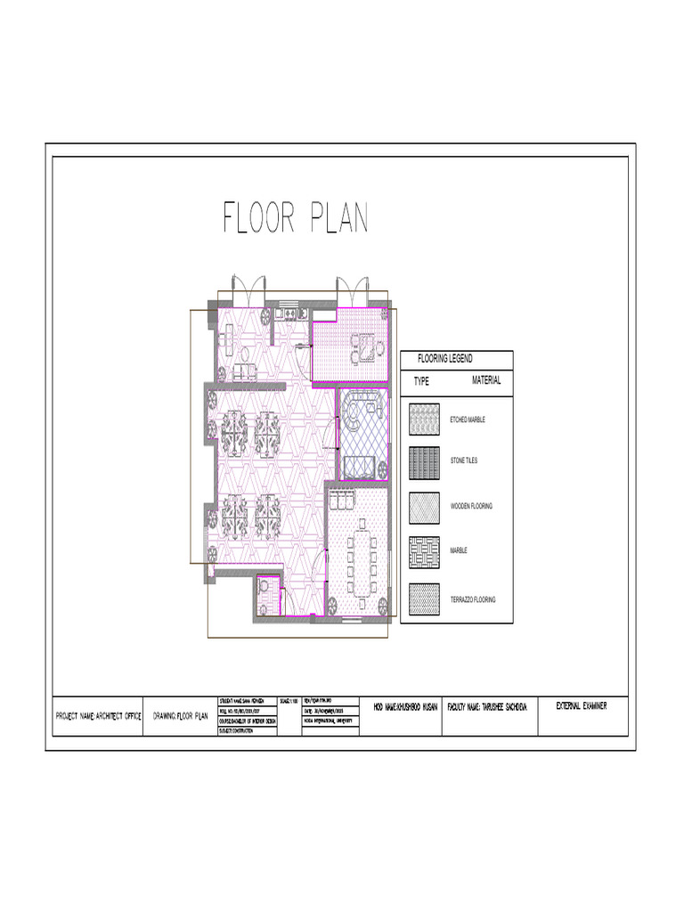 Architect Office Floor Plan A3 | PDF