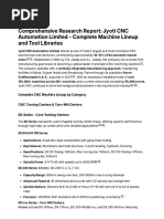 LMW CNC Machine Specifications Overview | PDF | Tools | Industrial ...