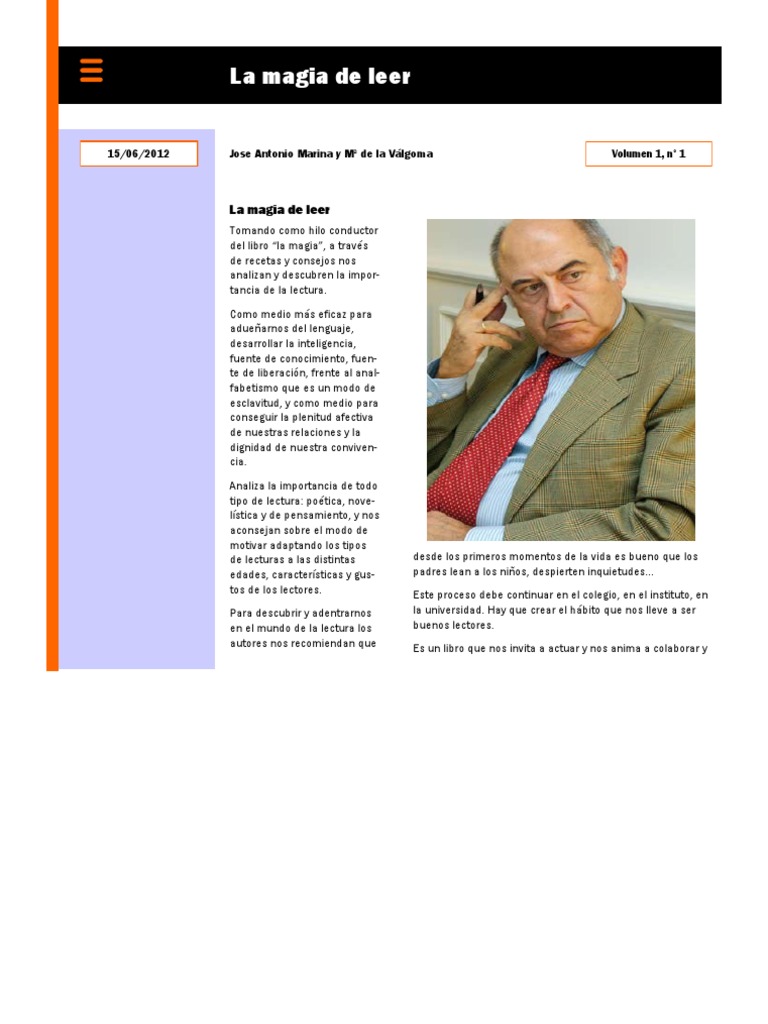 La Magia de Leer y su Importancia | PDF | Red mundial | Internet y web
