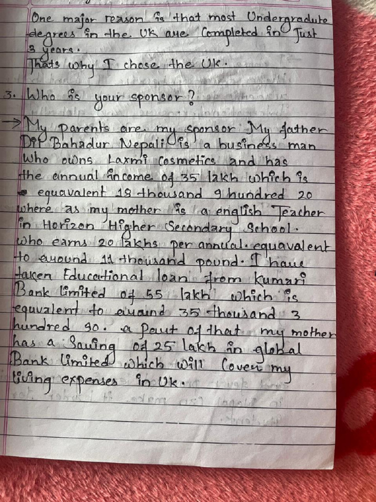 Uk Intreview Answer by Me | PDF