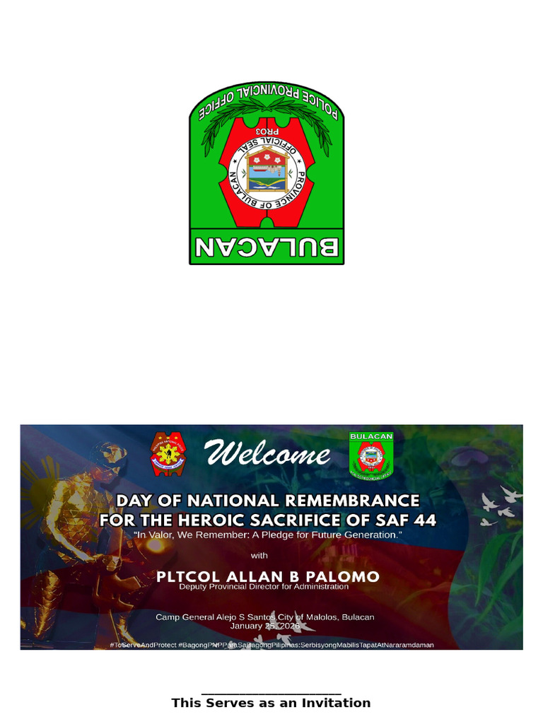 Program Saf 44 January 25, 2026 | PDF
