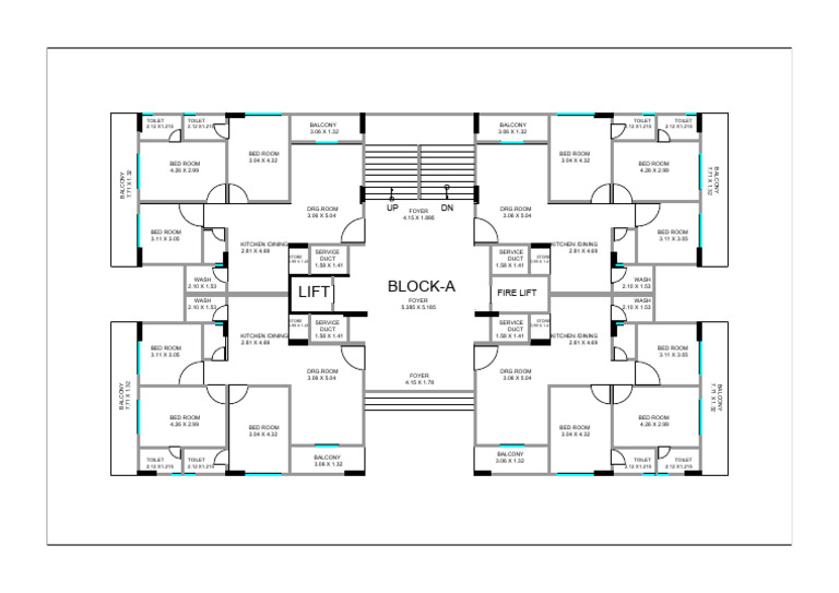 ANKIT FLAT 3BHK-Model | PDF | Room | Home