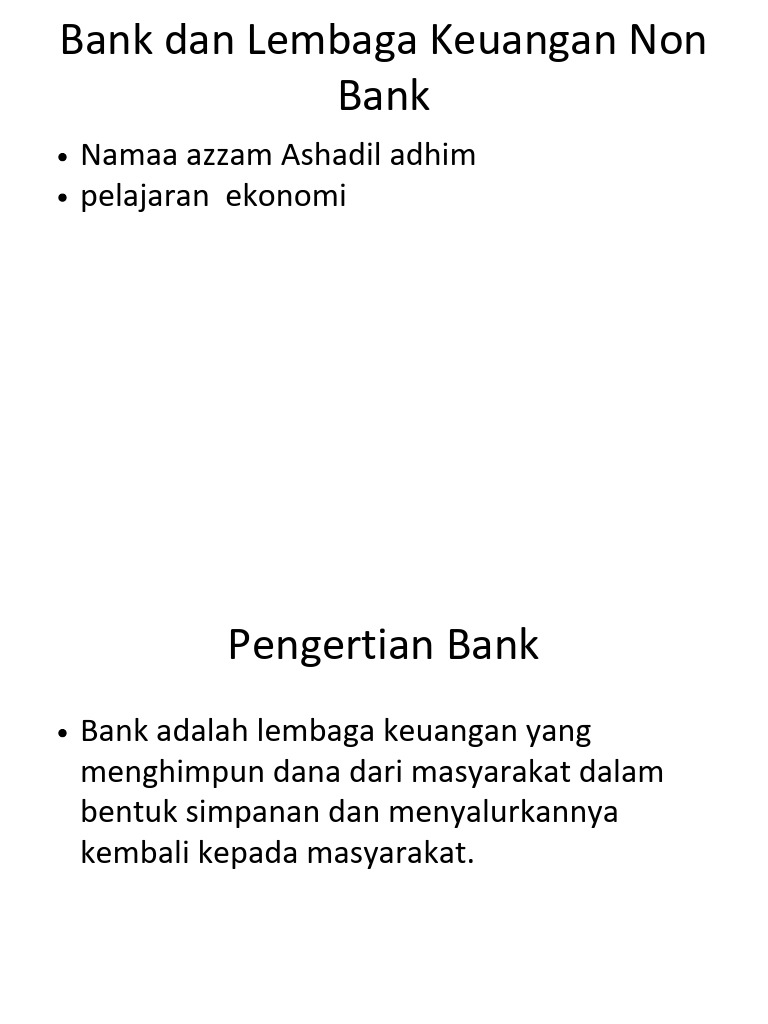 Bank - Dan - Non - Bank (1) .PPTX - 20260202 - 141322 - 0000 | PDF