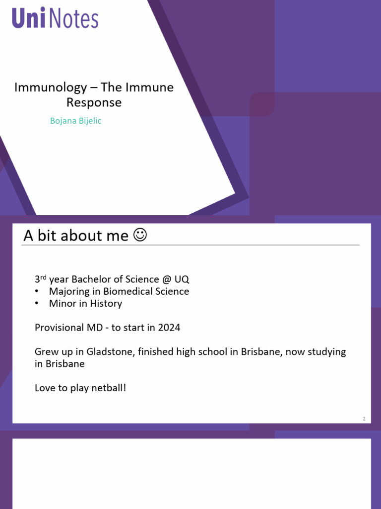 Immunology - The Immune Response (Slides) (1) | PDF | Immune System ...