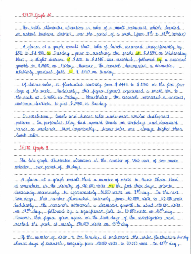 Writing Part 2 - DL | PDF