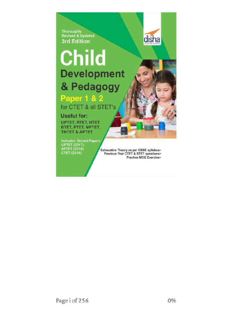 Child Development and Pedagogy Paper | PDF