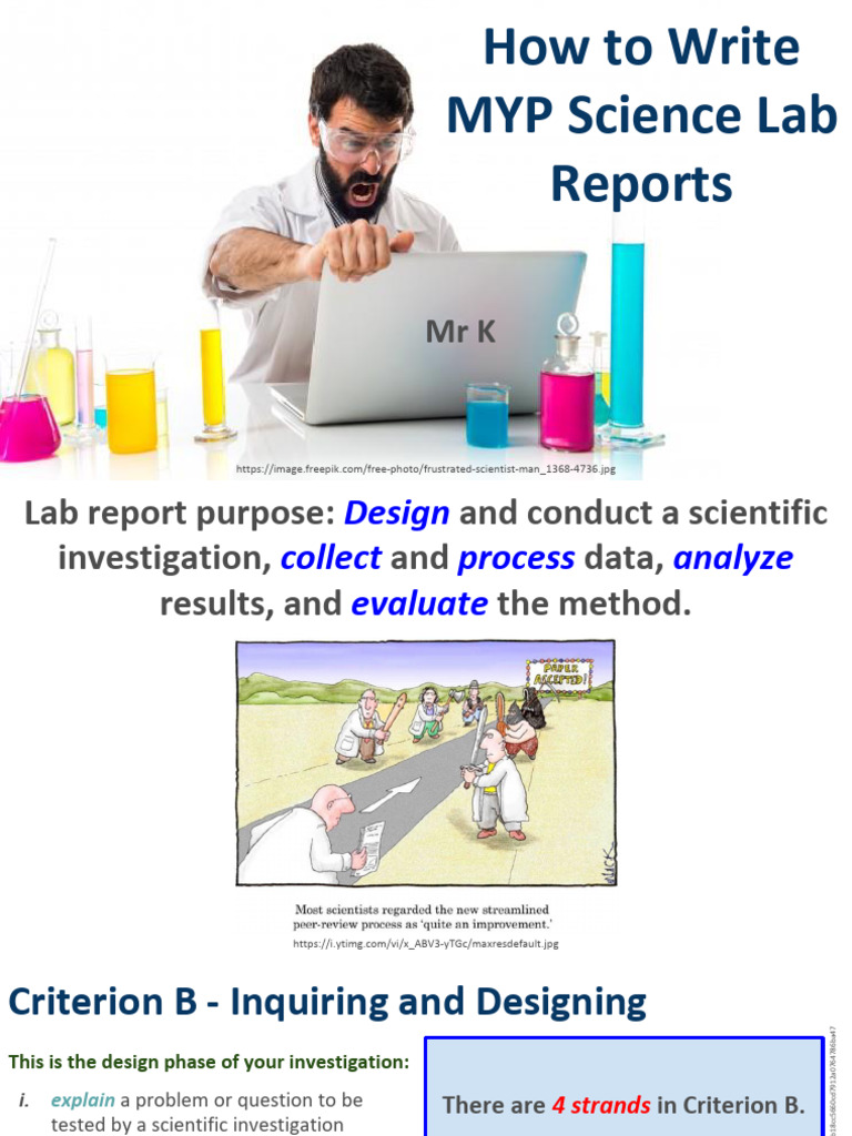 How To Write MYP Science Lab Reports | PDF | Scientific Method ...