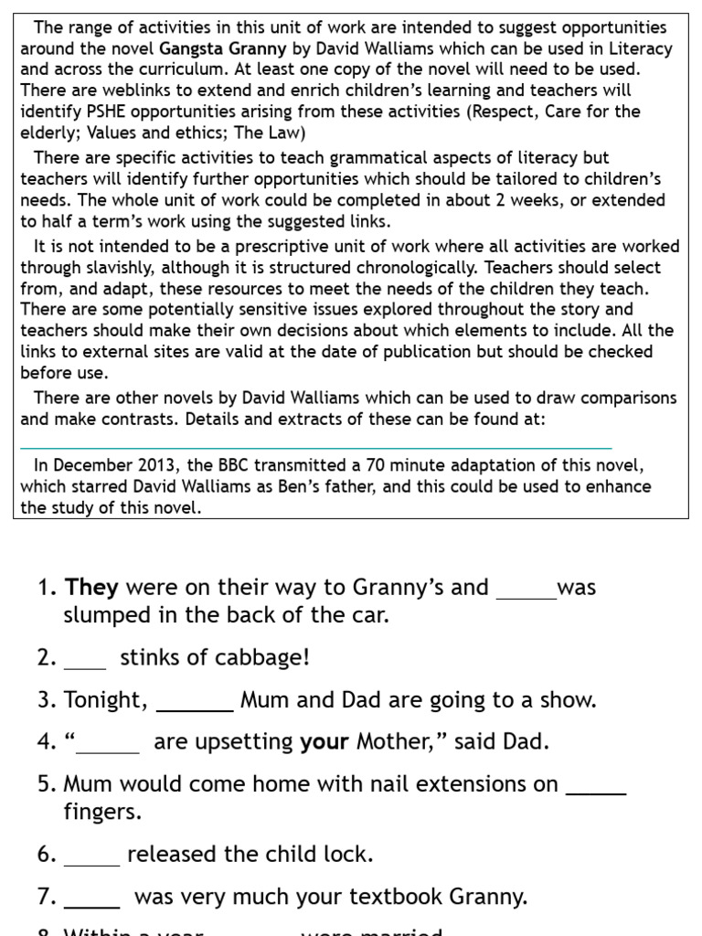 Gangsta Granny by David Walliams | PDF | Erosion | River