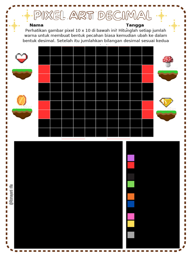 Pixel Art Decimal | PDF
