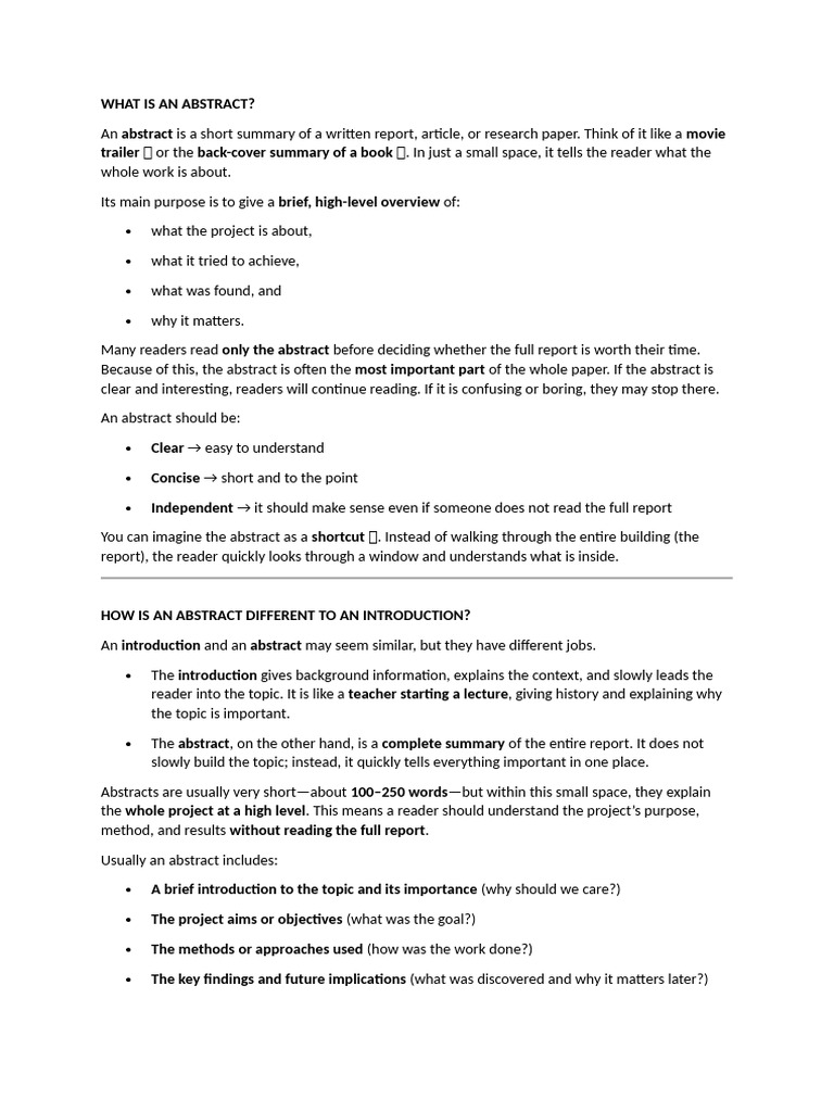 Abstract 00 | PDF | Abstract (Summary) | Information