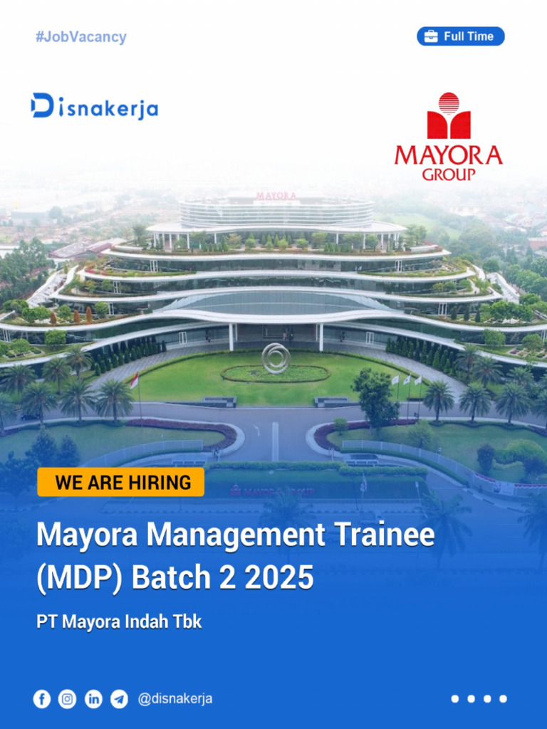 Mayora Management Trainee (MDP) Batch 2 2025 | PDF