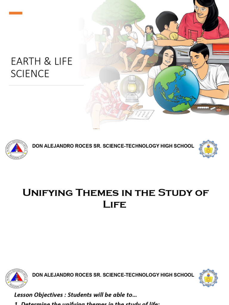 Lesson 2 Unifying Themes Student Copy | PDF | Ecosystem | Cell (Biology)