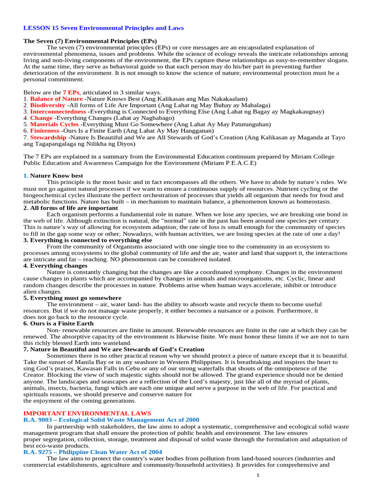 NSTP 15-17 | PDF | Water Resources | Water