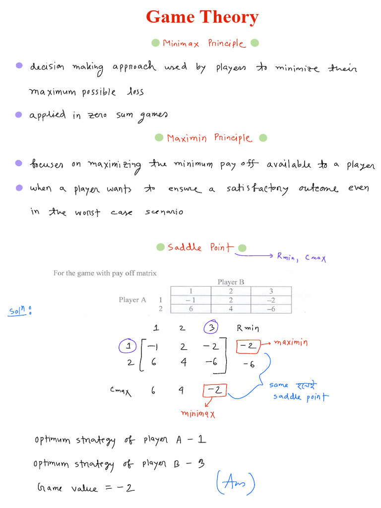 Game Theory (2) | PDF