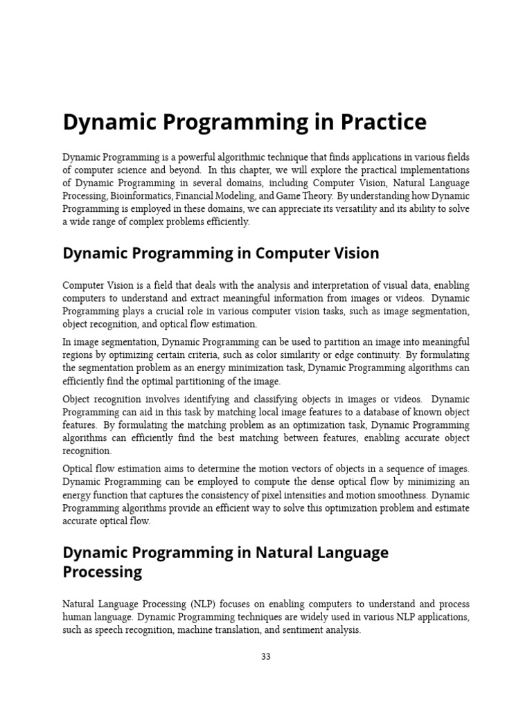 The Dynamic Programming Manual-3 | PDF | Dynamic Programming | Sequence ...