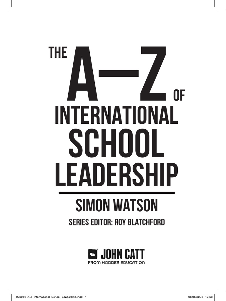 The A Z of International School Leadership | PDF