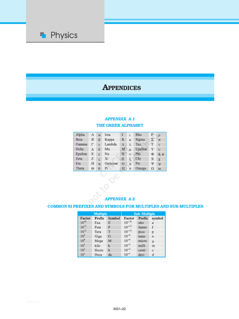 Part 2_Appendix and Answers | PDF | Electron | Proton