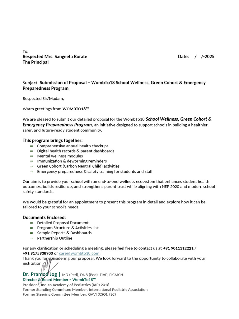 Schhol Letter | PDF