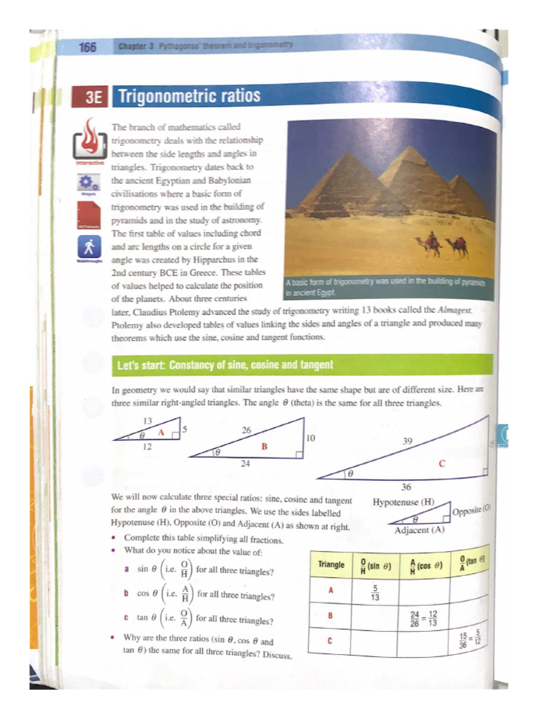 3E Trigonometric Ratios | PDF