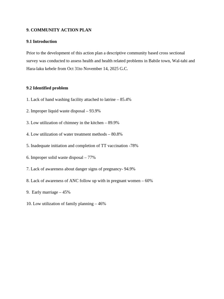 Final Updated Community Action Plan Achievemen_ (2) | PDF | Family ...