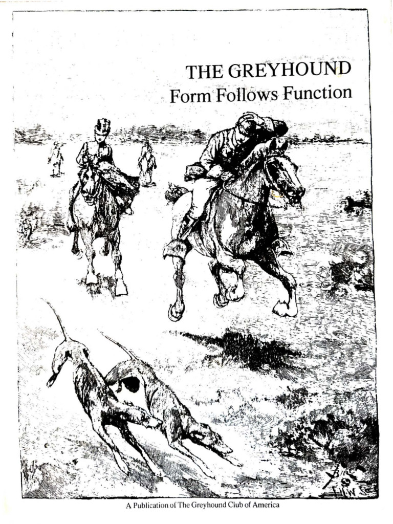 The Greyhound Form Follows Function | PDF