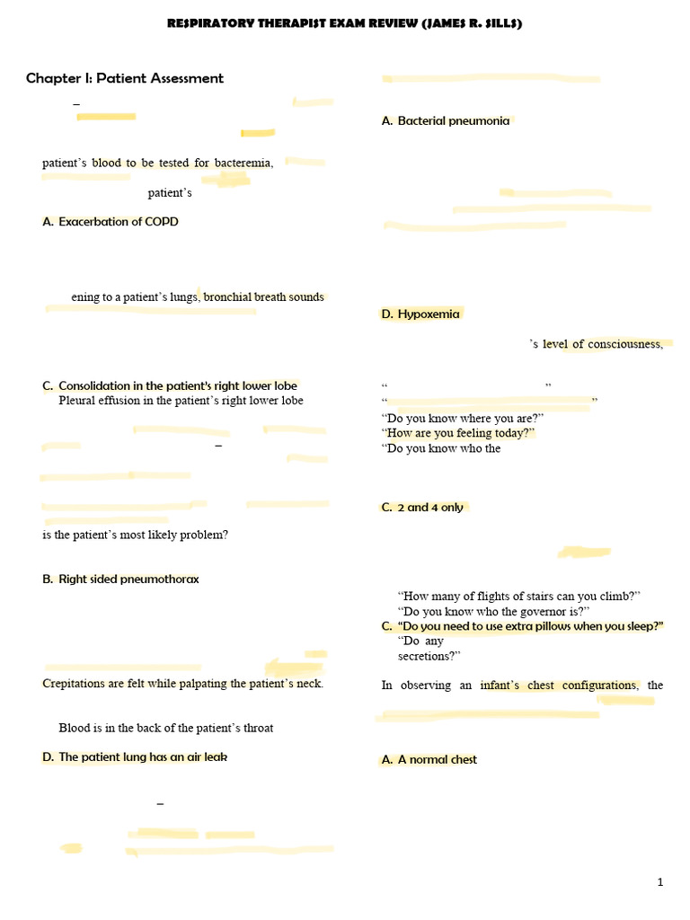 SILLs Other Test | PDF | Respiratory Diseases | Respiratory System
