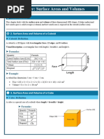 TSA, CSA, and Volume Formulas Guide | PDF