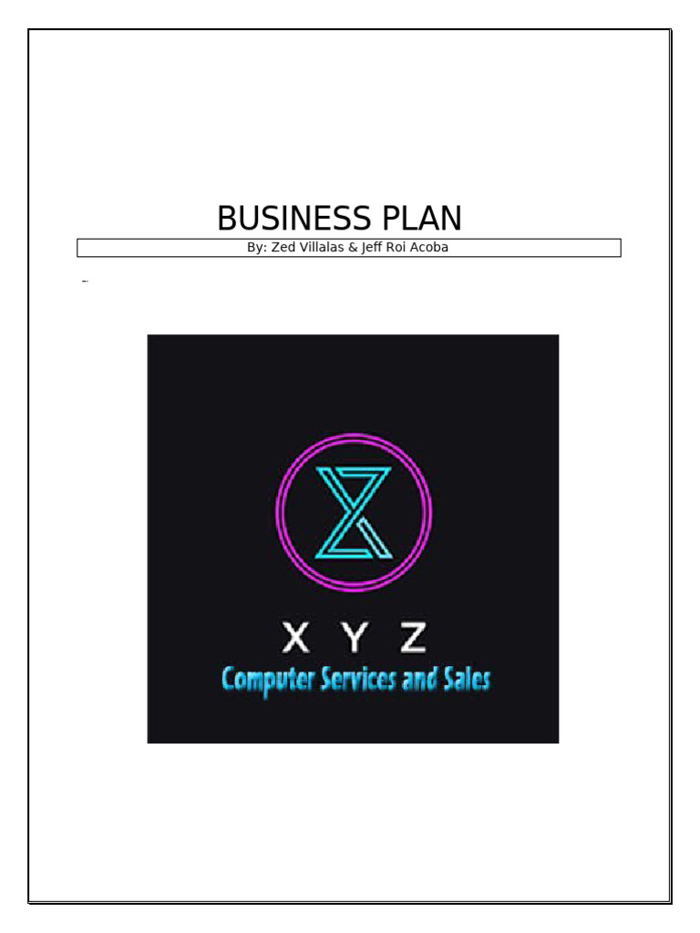 BUSINESS PLAN Entrep v2 | PDF | Sales | Marketing