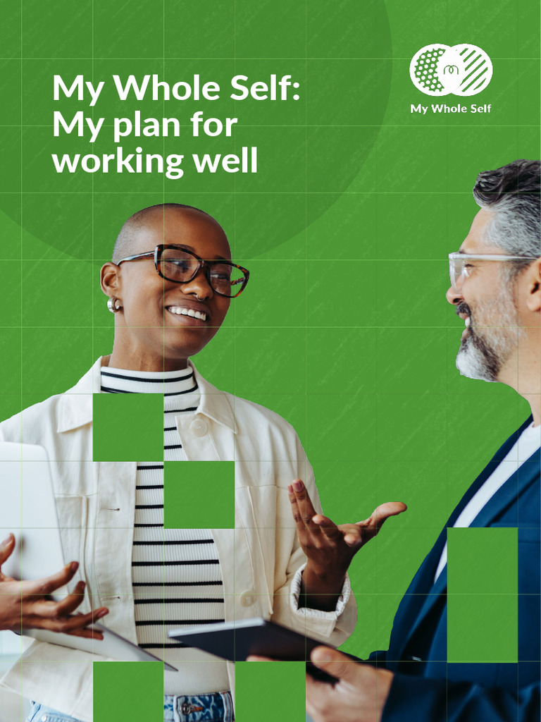 My Whole Self - My Plan for Working Well FINAL | PDF | Mental Disorder ...