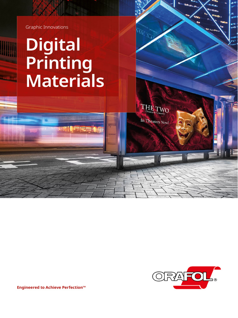Orafol GP Digital Printing Materials en | PDF | Polyethylene ...