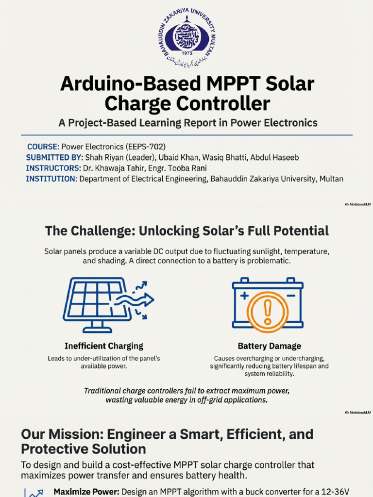 MPPT Solar Charge Controller Design | PDF