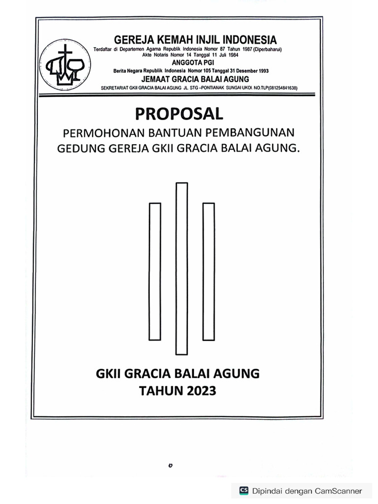 Proposal Gkii Gracia | PDF