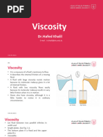 Shear Rate and Viscosity in Fluids | PDF