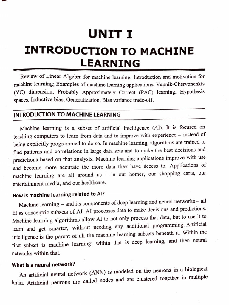 ML Book | PDF | Machine Learning | Matrix (Mathematics)