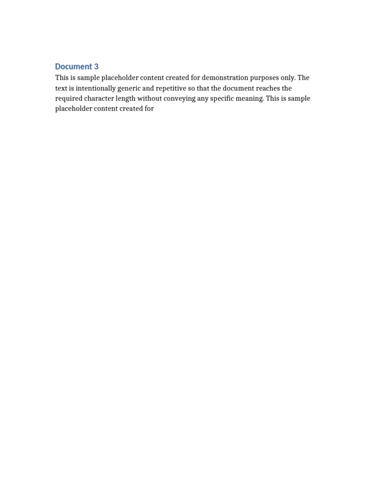 Sample Document 3 10pages 2700chars | PDF